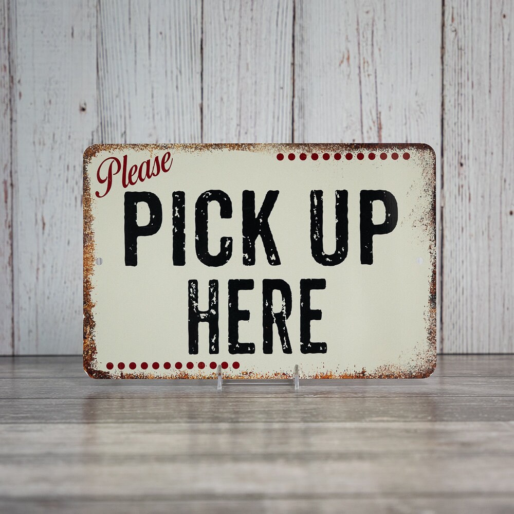 Please Pick up Here Sign Restaurant Sign Food Order Sign - Etsy