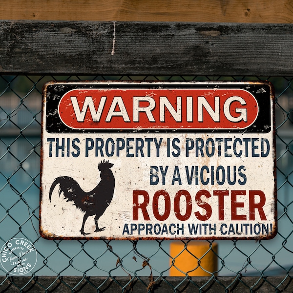 Rooster Signs - Etsy