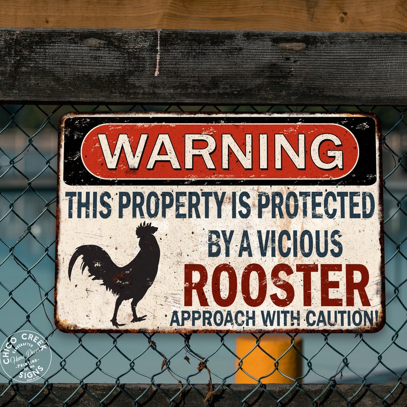 Rooster Signs - Etsy