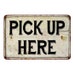 Pick up Here Sign, Food to Go Restaurant Sign, Cafe Diner Shop Decor ...
