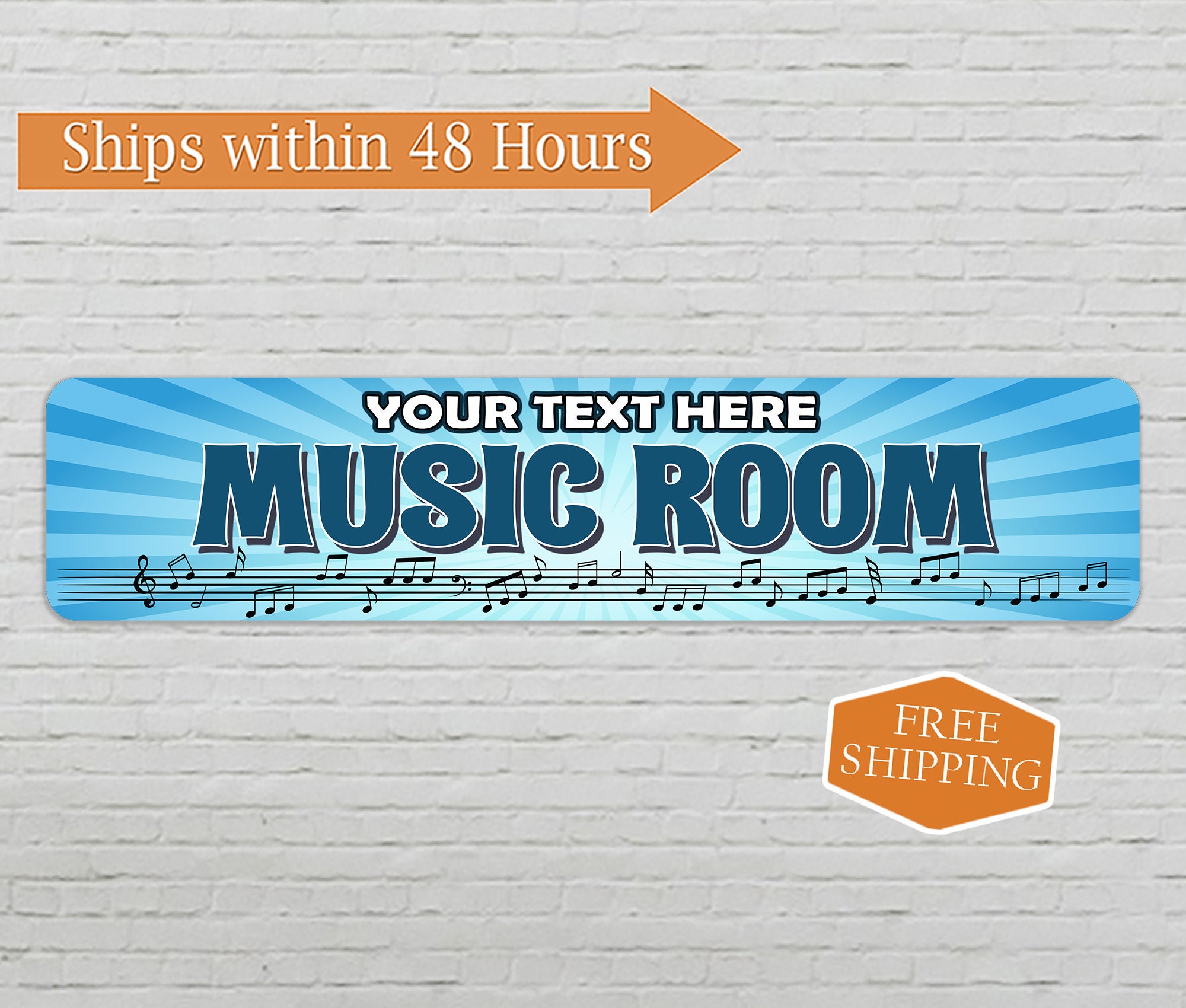 Personalized Music Room Decor Sign Custom Musician Gift - Etsy