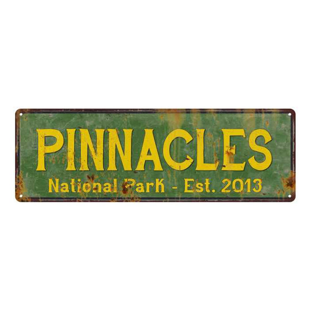 Pinnacles Sign, Pinnacles National Park Rustic Sign, Cabin Wall Decor ...