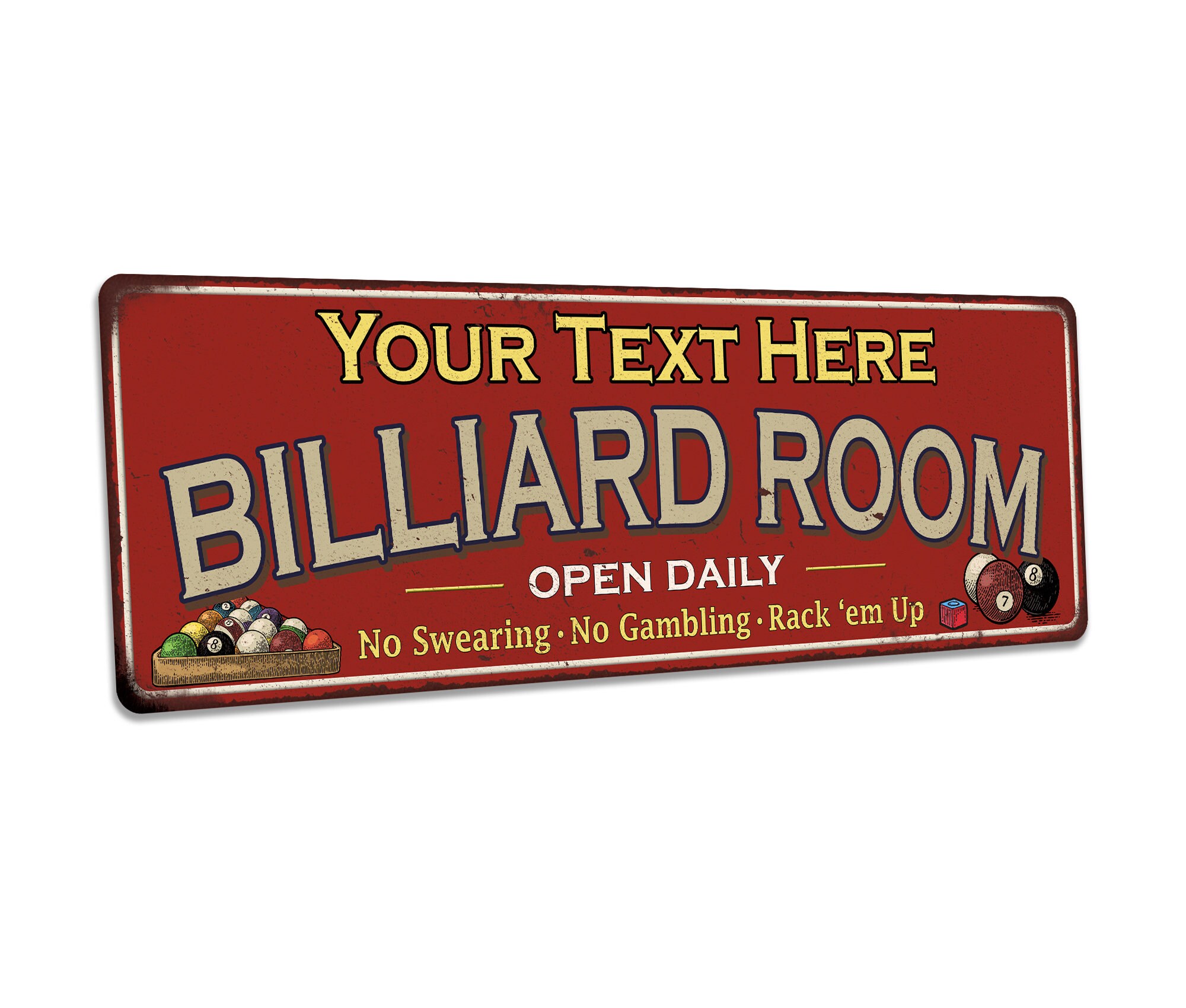 Personalized Billiard Room Sign Custom Pool Hall Decor Game - Etsy