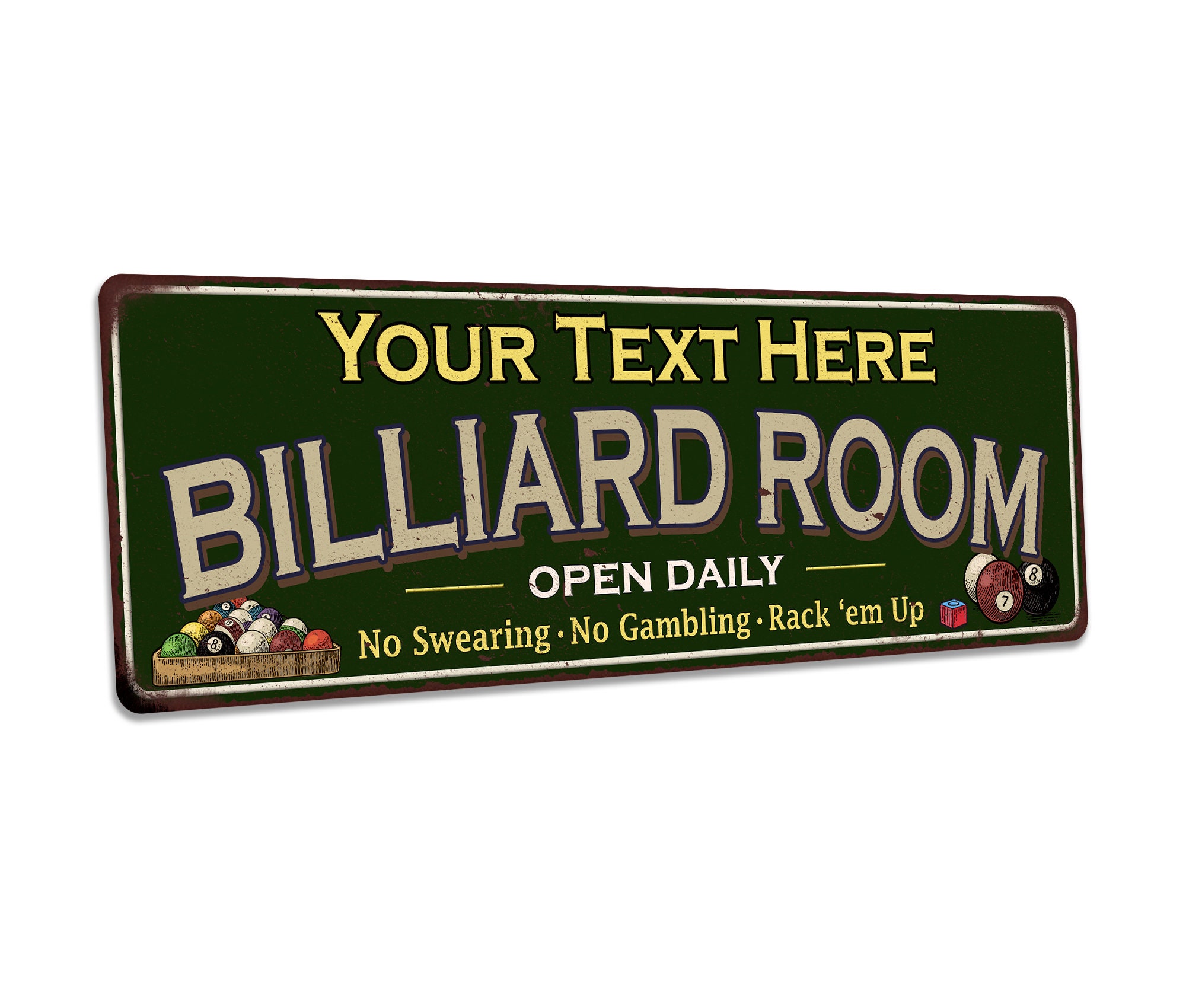 Personalized Billiard Room Sign Custom Pool Hall Decor Game - Etsy