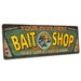Personalized Bait Shop Sign, Fishing Decor, Vintage Looking Decor, Rod ...