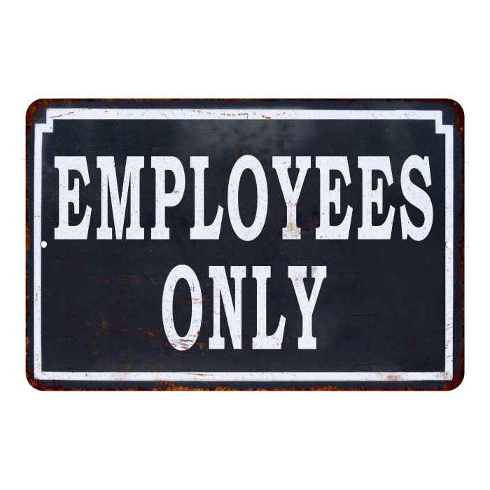 Free Printable Employees Only Sign Find A Free Printable, 55% OFF