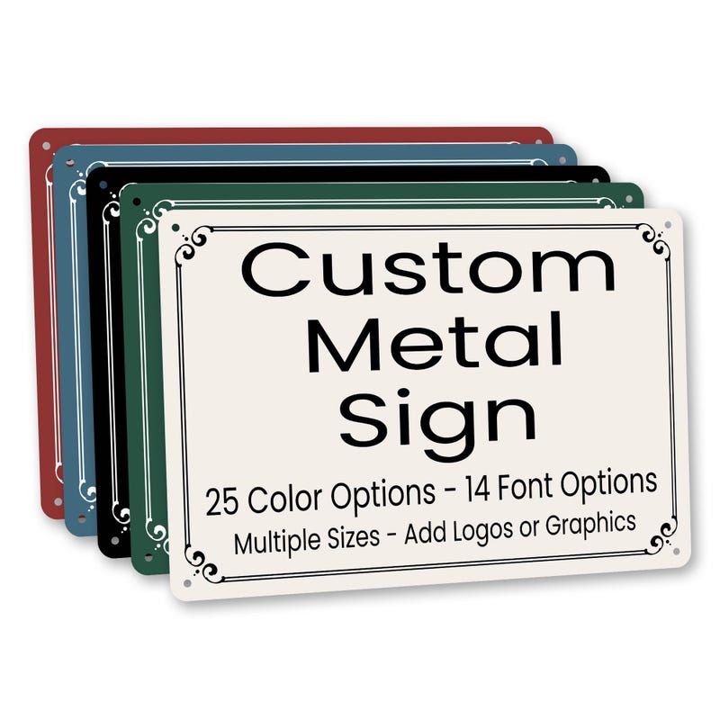 Outdoor Rectangle Signs - Etsy