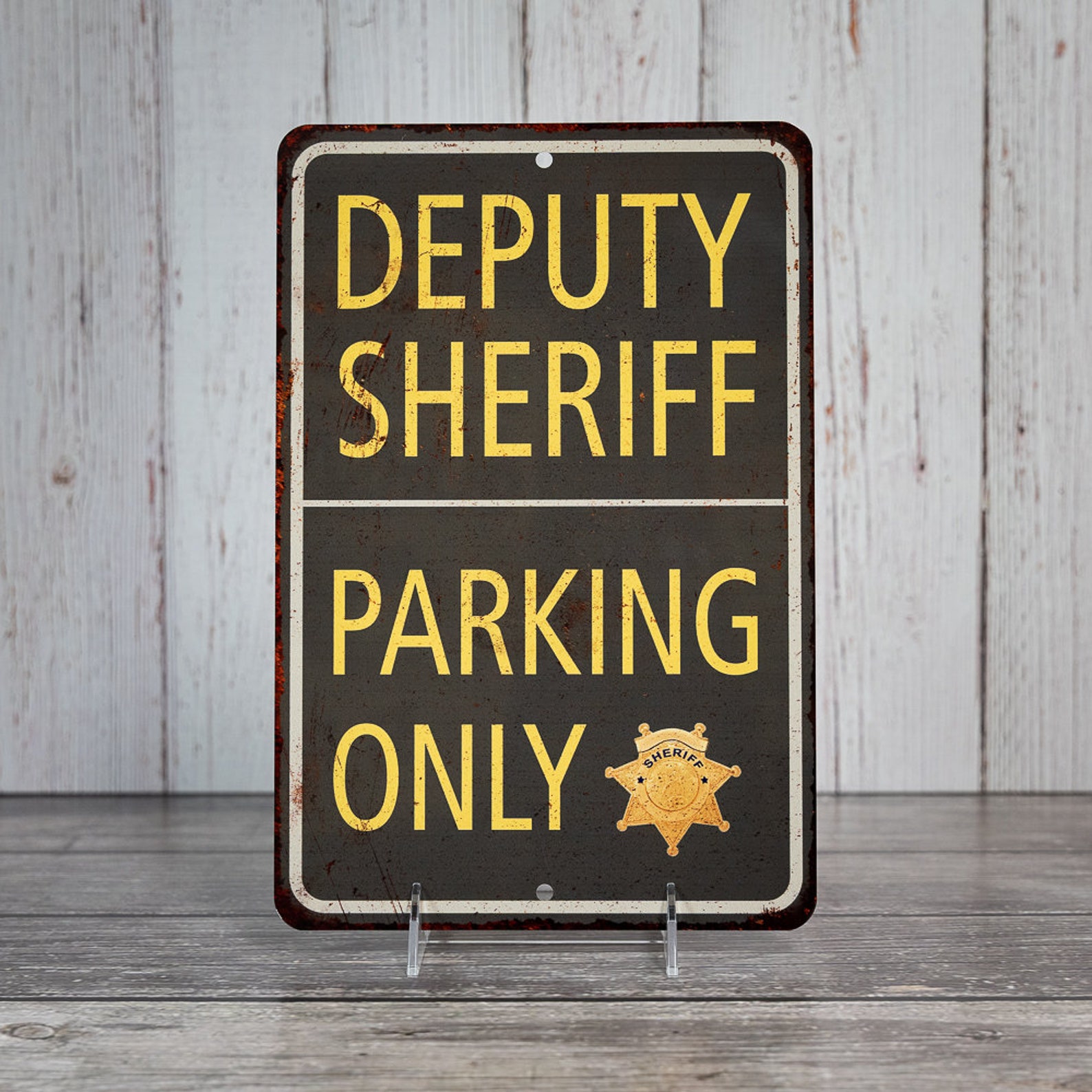 Deputy Sheriff Parking Sign Military Police Sign First - Etsy