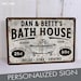 Personalized Sign, Custom Bath Sign, Bathroom Wall Decor, Wash Room ...