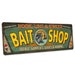 Bait Shop Sign Rustic Decor Vintage Fishing Sign Bait Tackle Lure Worm ...
