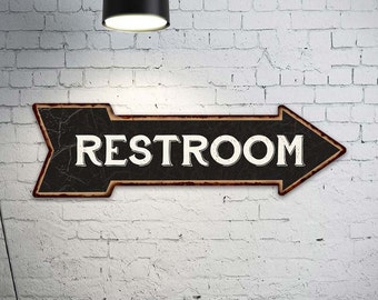 Bar Restroom Sign - Etsy