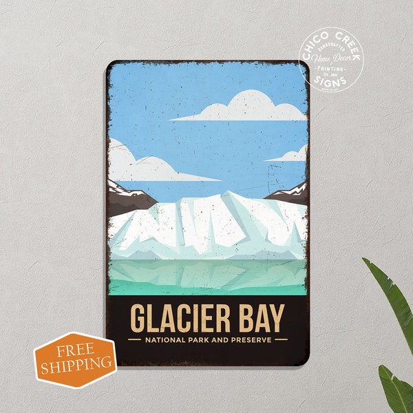 Glacier Bay National Park Sign - Etsy