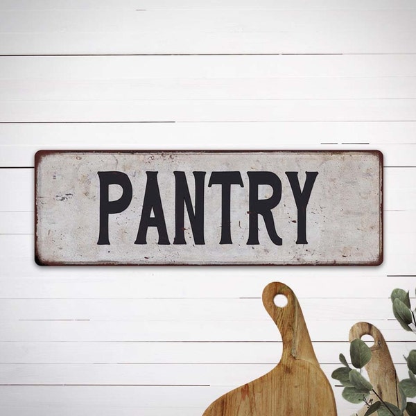 Rustic Pantry Sign - Etsy
