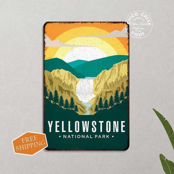 Yellowstone Sign - Etsy
