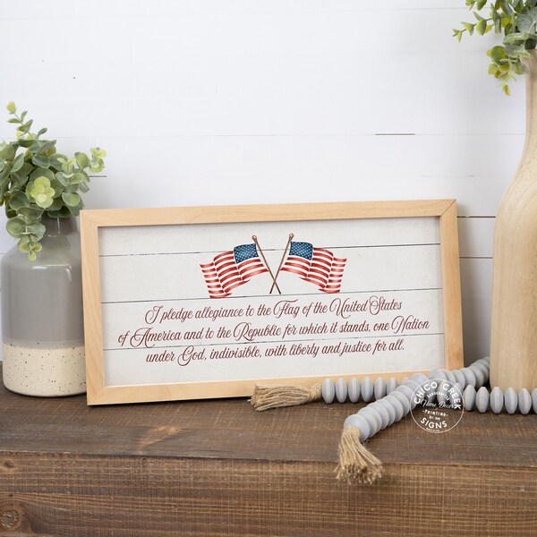 Pledge of Allegiance - Etsy