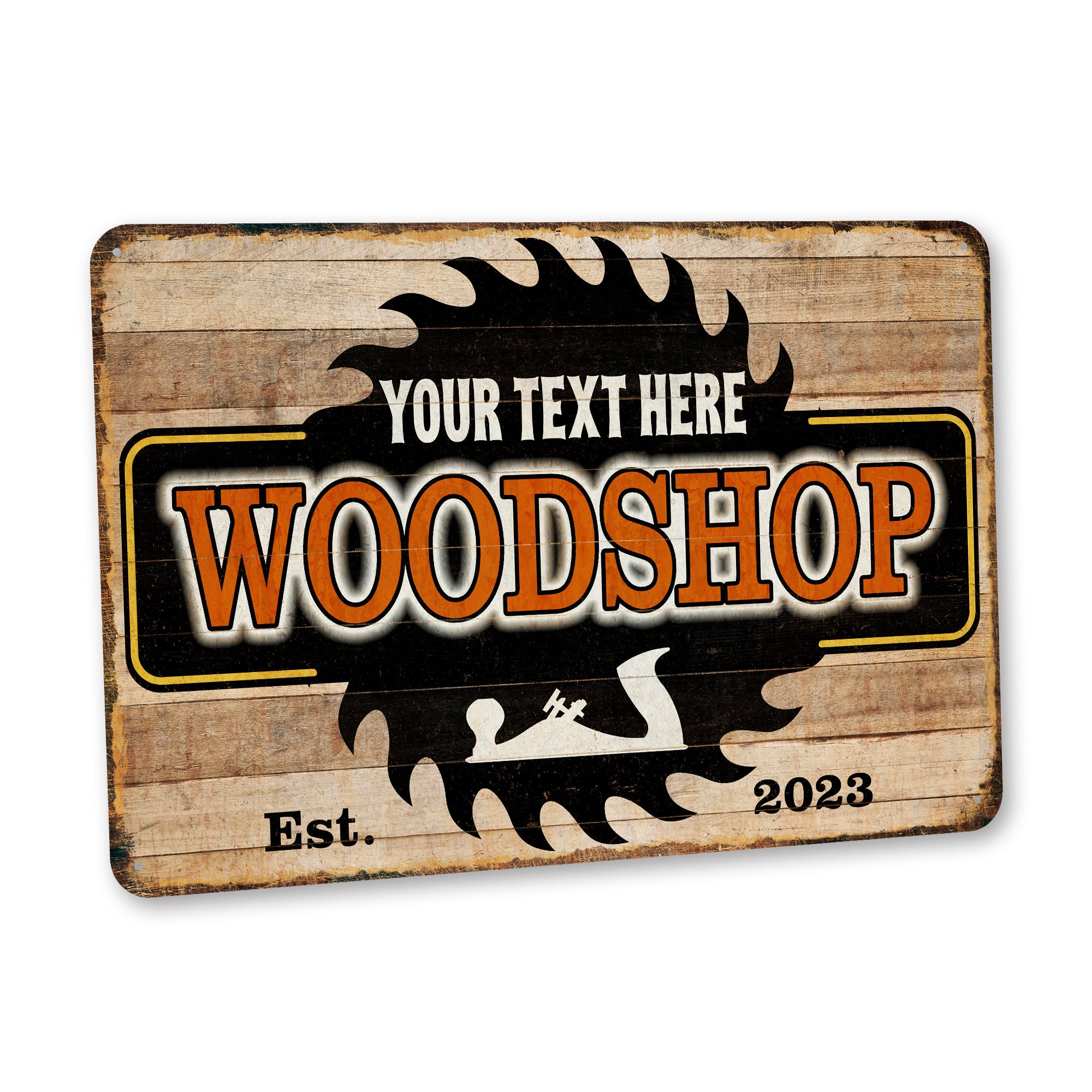 Custom Woodshop Sign, Carpentry, Wood Worker, Man Cave Gifts, Gift for ...
