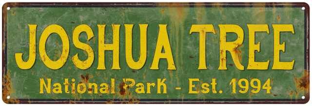 Joshua Tree Sign Joshua Tree National Park Rustic Sign Cabin - Etsy