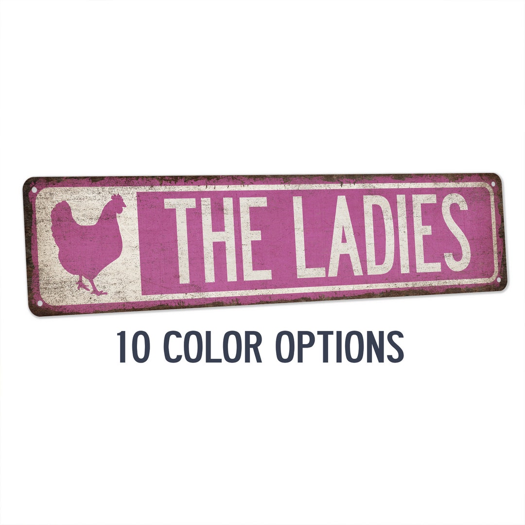 The Ladies Chicken Coop Sign, Hen House, Funny Chicken Coop Decor ...