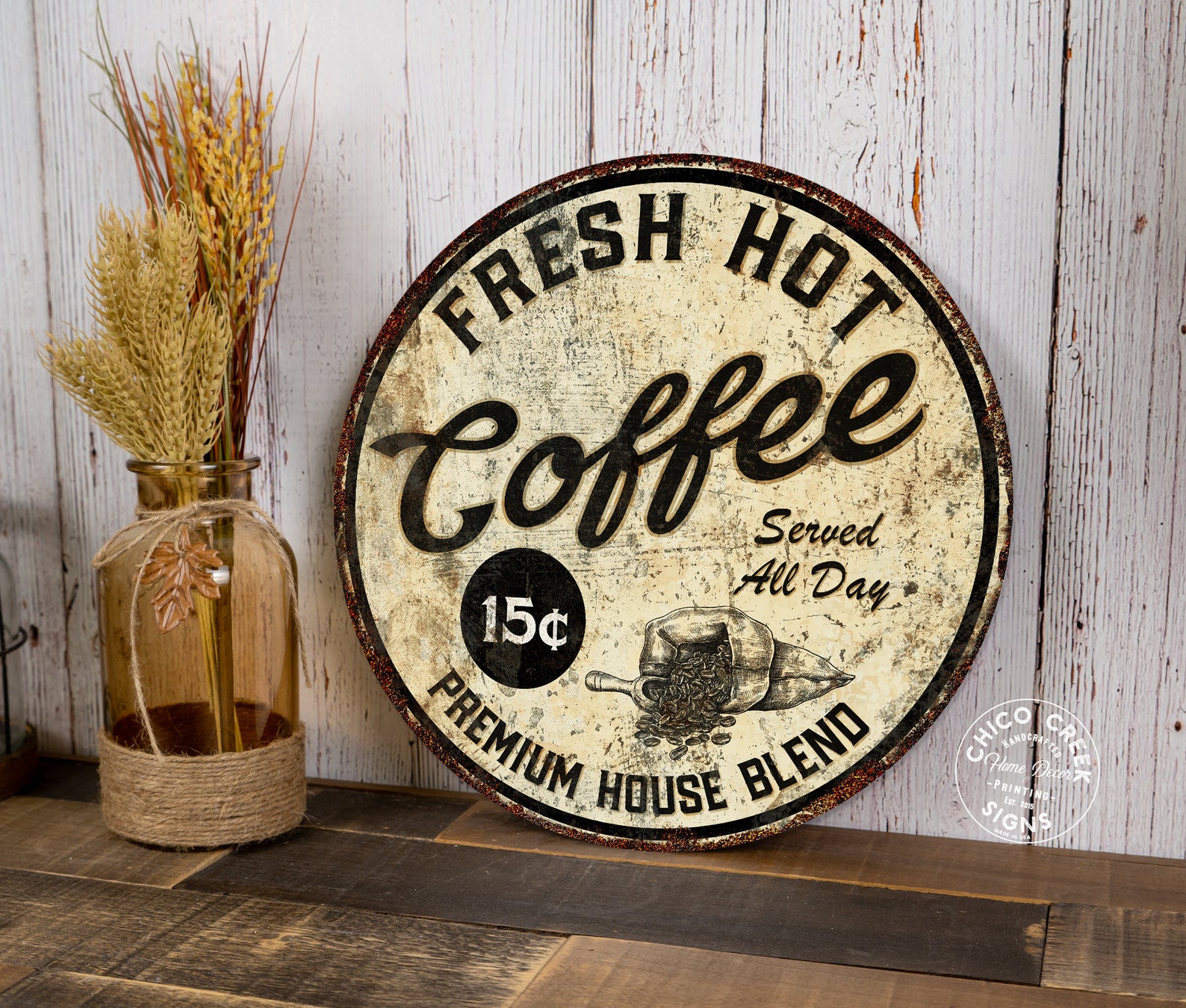 Fresh Hot Coffee Sign Coffee Bar Coffee Shop Decor Cafe - Etsy