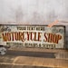 Personalized Motorcycle Shop Garage Sign Mechanic Repair Motorbike Man ...