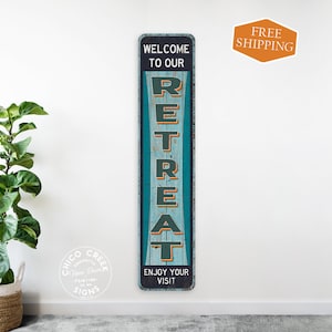 Welcome to Our Retreat Sign, Vacation Home Decor, Summer Home, Lake ...