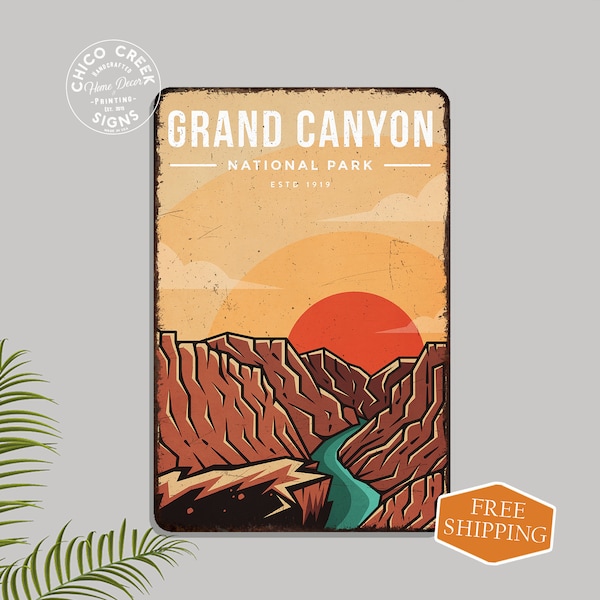 Grand Canyon National Park Signs - Etsy