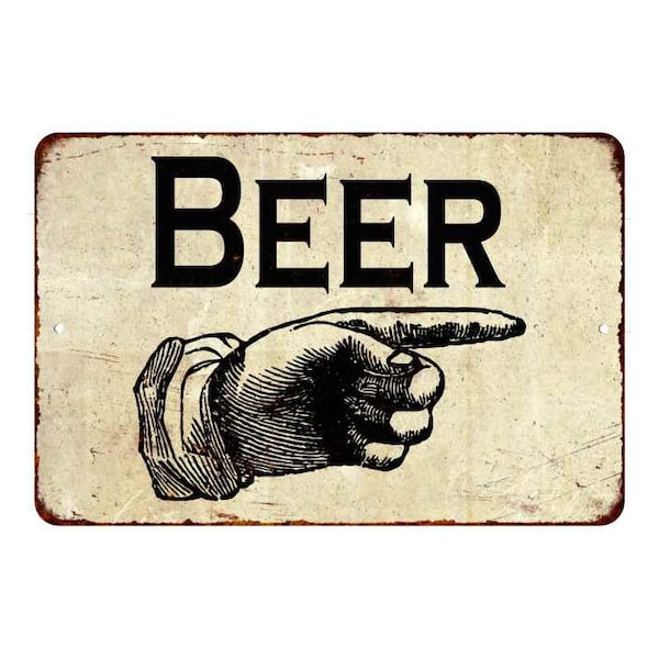 Vintage Beer Sign - Etsy