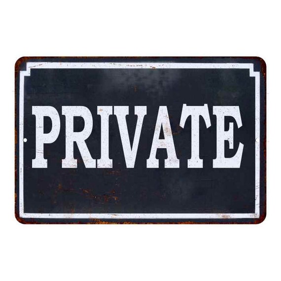 Private Sign Private Room Do Not Enter Dark Blue Vintage - Etsy