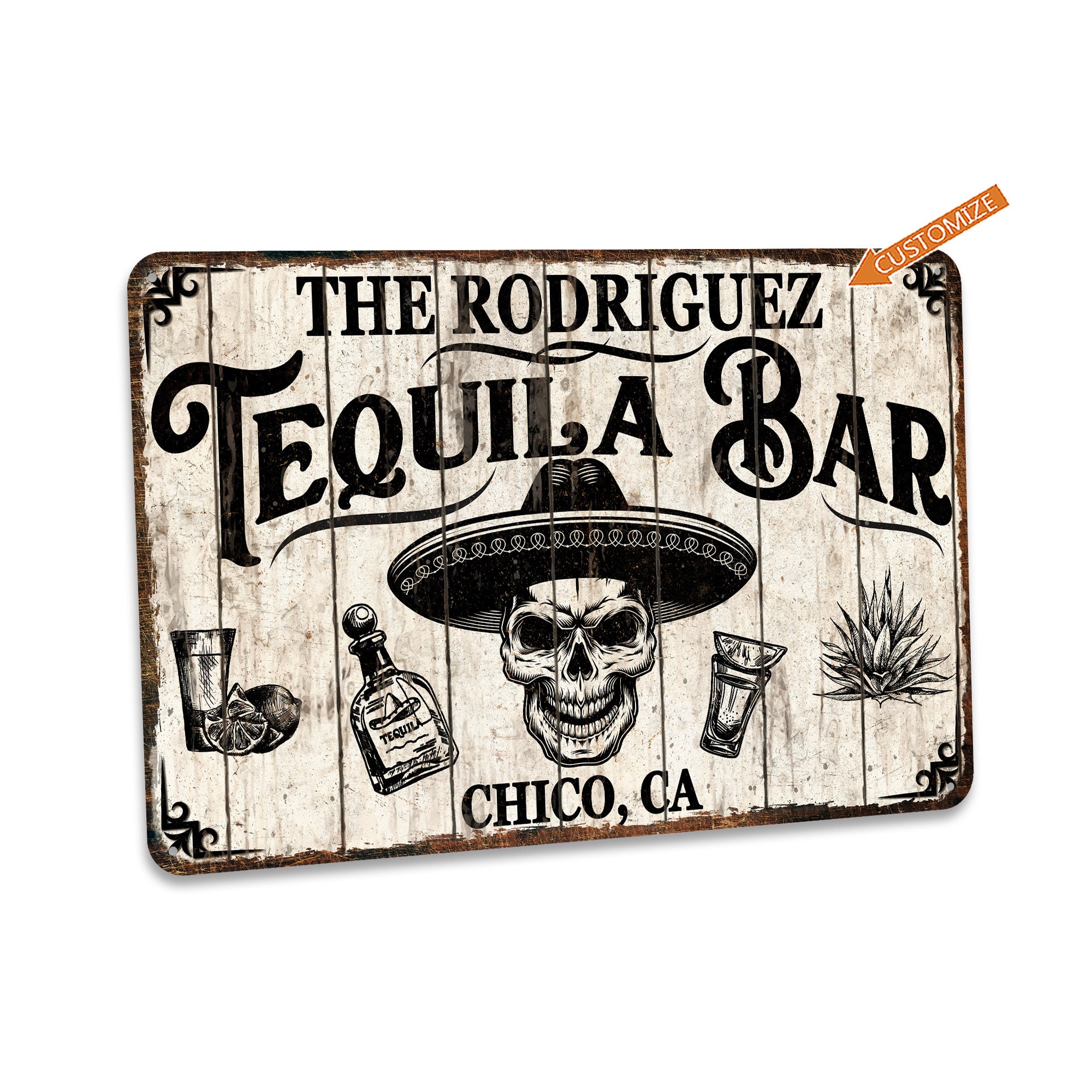 Personalized Tequila Bar Sign, Alcohol Gift, Tequila Gift, Gift for Him ...