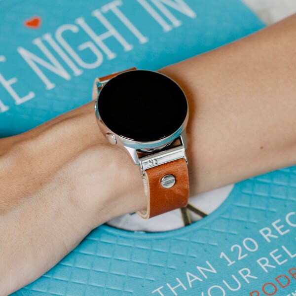 Leather Samsung Active 2 Watch Band - Etsy