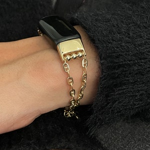 Gorgeous Women Wear Gold Fitbit Luxe Band Luxury Fitbit Luxe - Etsy