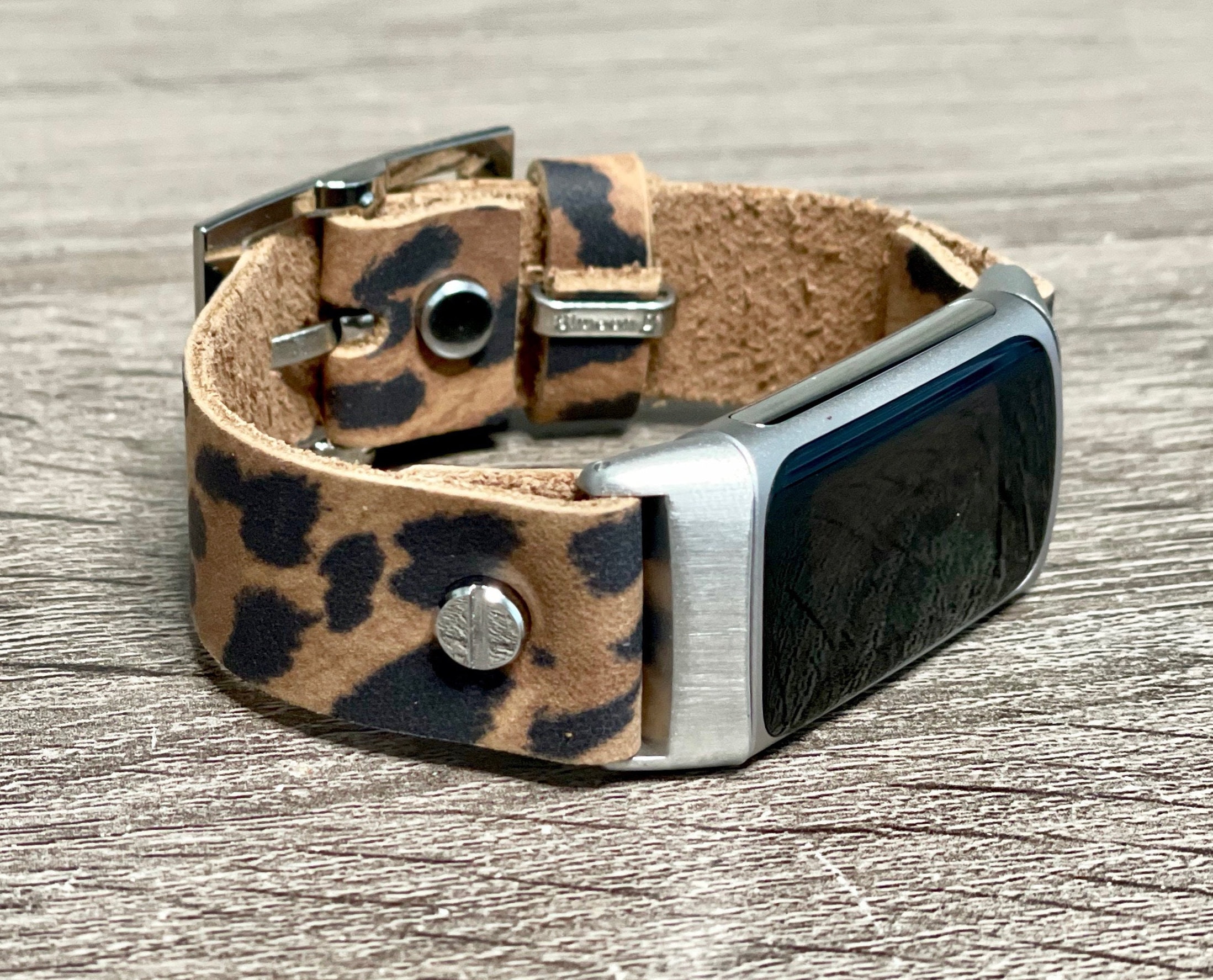 Leopard Print Fitbit Charge 5 Band, Women Fitbit Charge 5 Bracelet ...