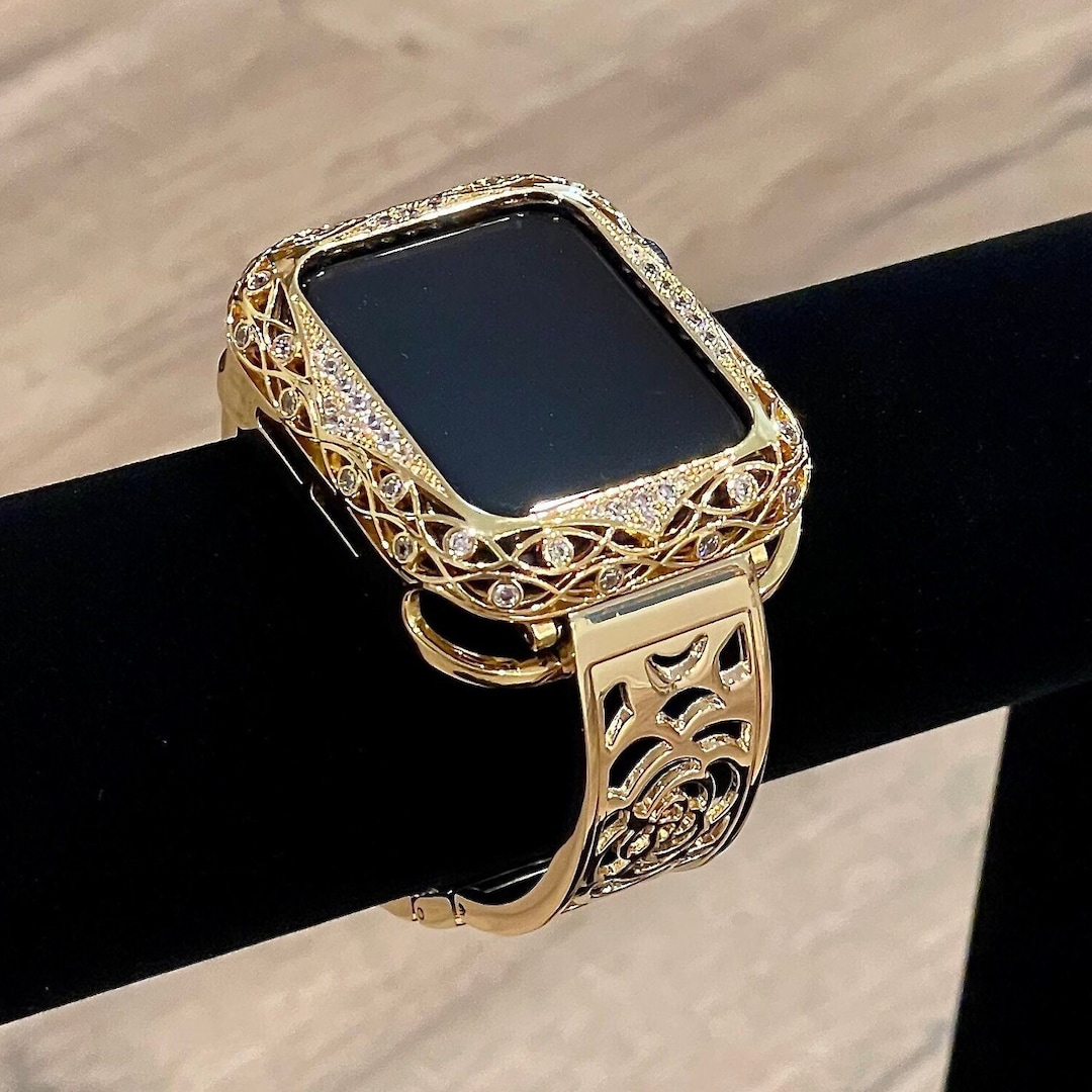 Gold Apple Watch Band Women Apple Watch Case Bumper Apple Watch Band ...