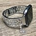 Silver Fitbit Versa 2 Band, Adjustable Bangle Bracelet With Charm - Etsy