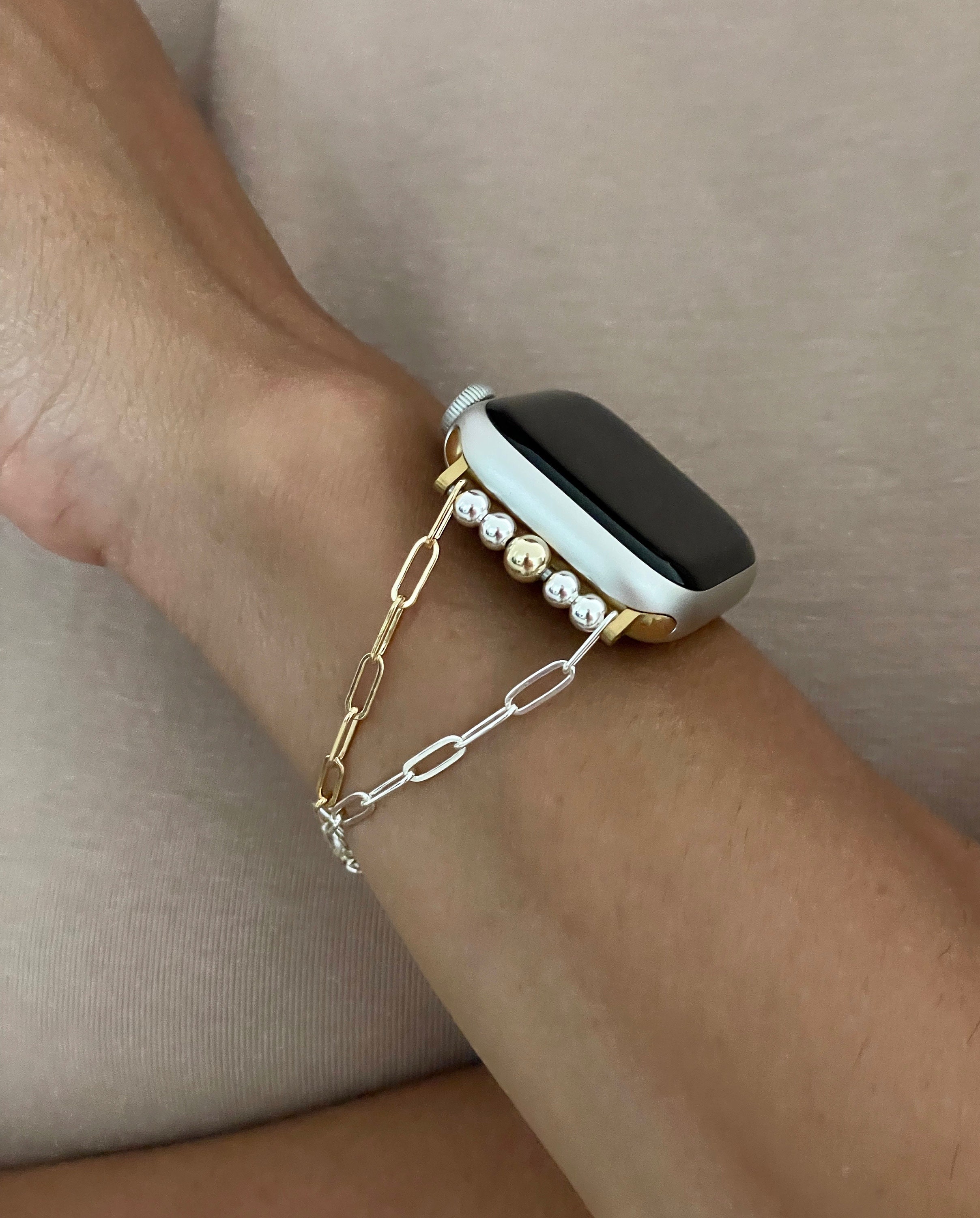 Upscale Mix Metals APPLE WATCH BAND 38mm 40mm 41mm 42mm 44mm 45mm Two ...