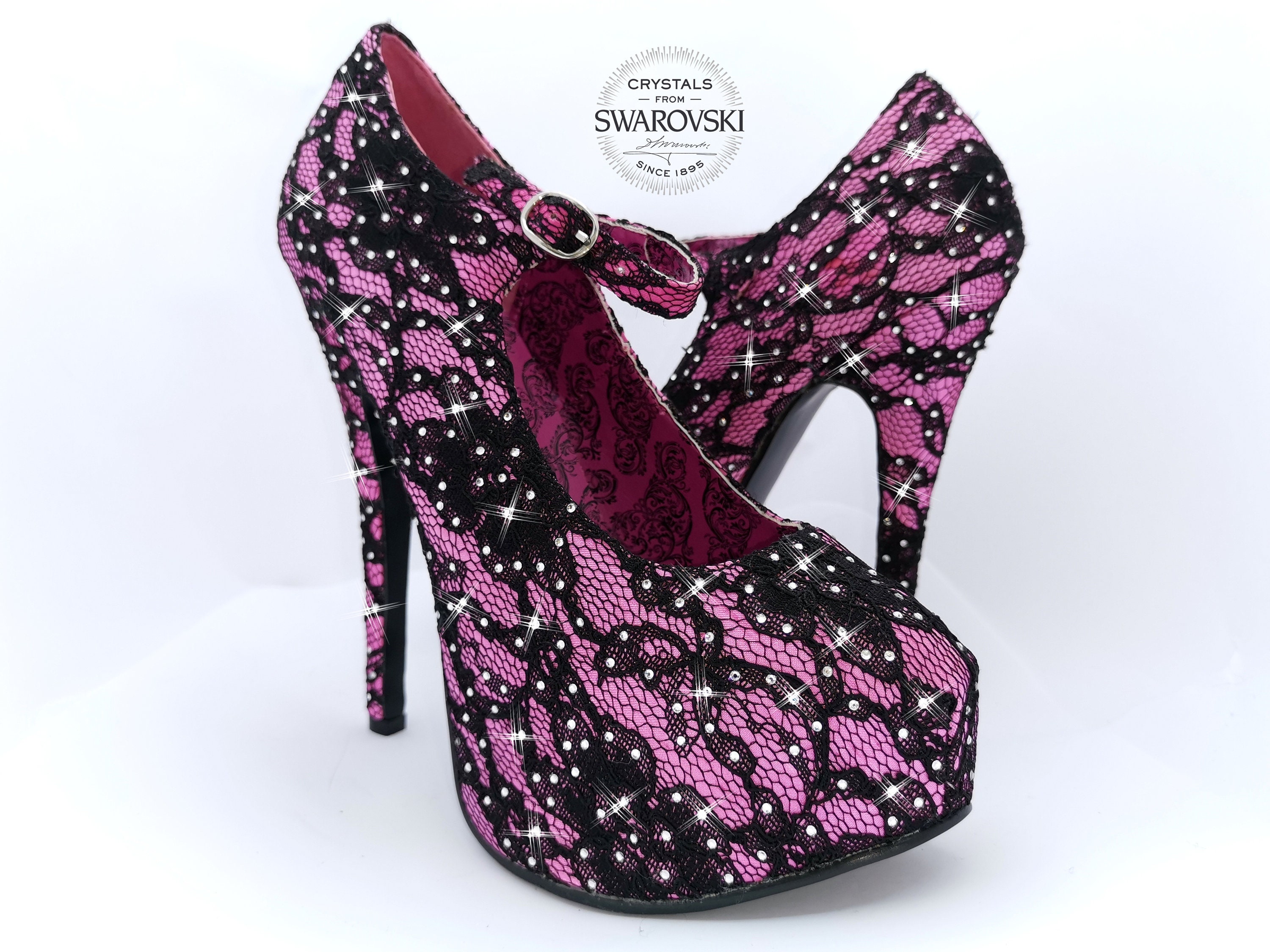 Swarovski Shoes-sparkly High Heels-swarovski Crystal-bling Heels-bling ...