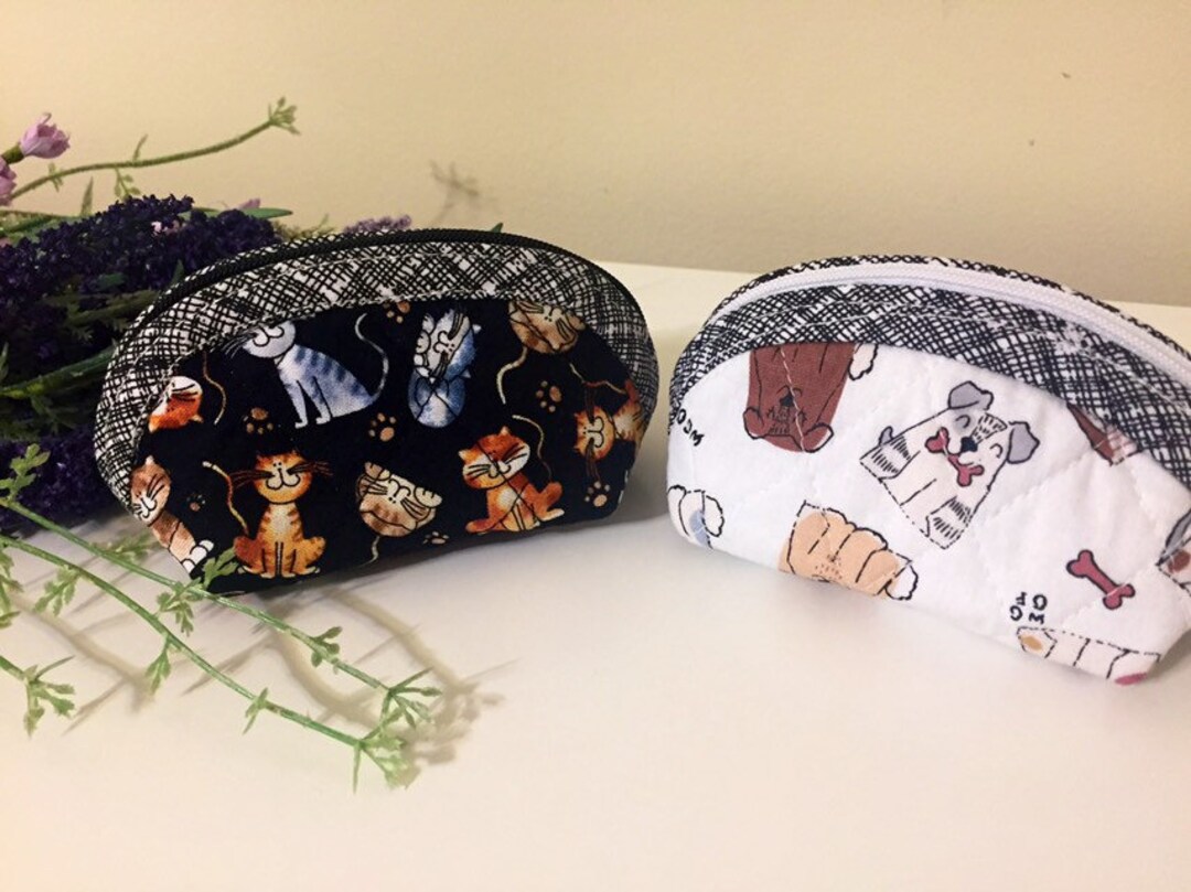 Quilted Mini Coin Purse. Gift for Her. Dumpling Coin Purse. - Etsy