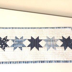 4th of July Quilted Table Topper . Patriotic Quilted Table Deco.candle ...
