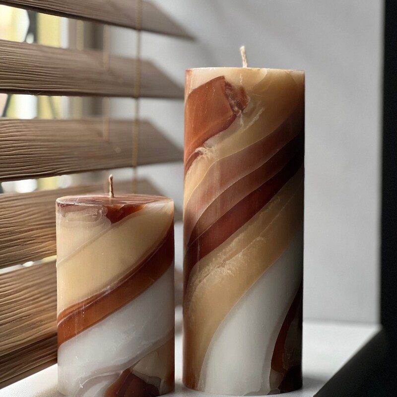 Large Pillar Candles - Etsy