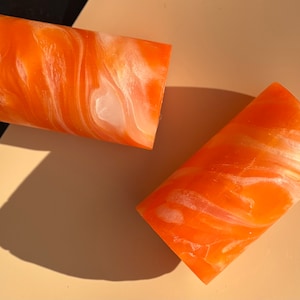 Swirl Pillar Candles, Colourful Decor, Table Decorations, New Home Gift ...