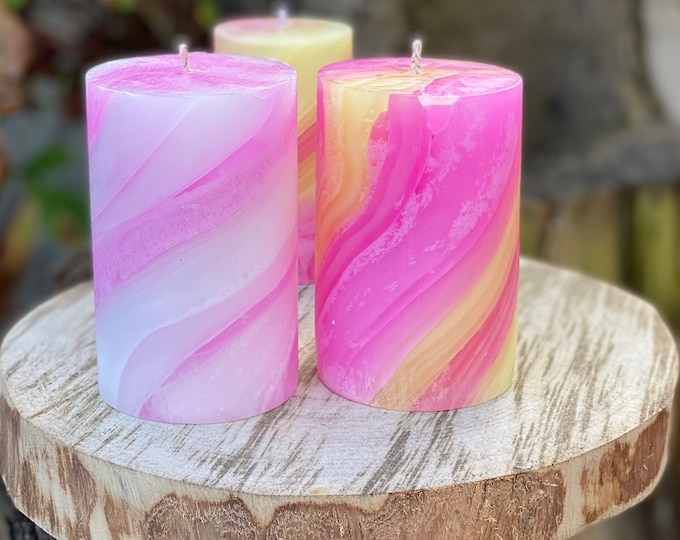 Unique Handmade Candles made especially for by AgaMakesCandles