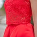 Red Lace Top / Lace Crop Top / Womens Top / Red Top / Elegant Top ...