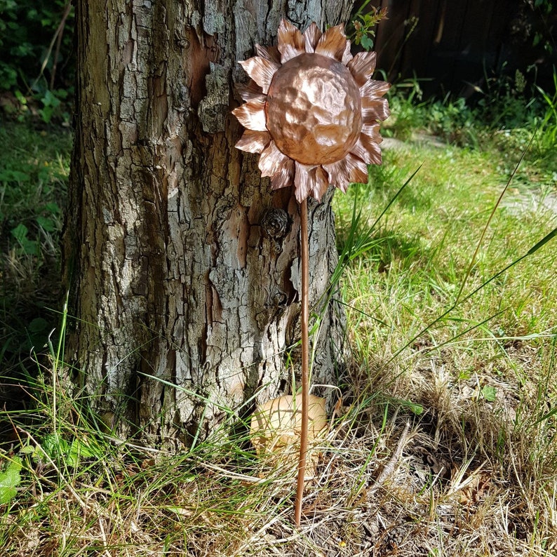 Copper Sunflower. an Ideal Wedding Anniversary Gift Birthday | Etsy