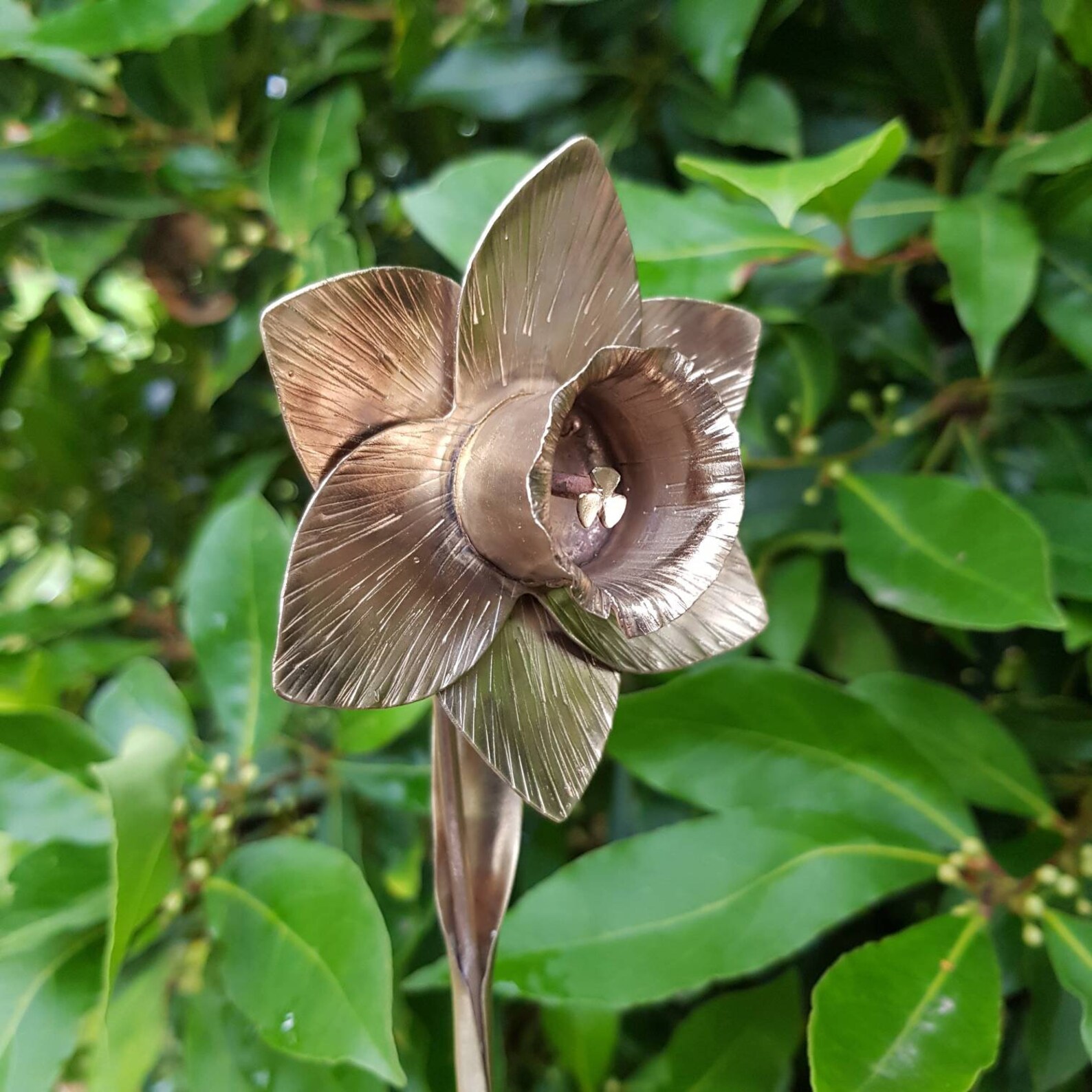 Bronze Daffodil, Spring Decor, Bronze Home Decor, Gift for Her, Easter ...