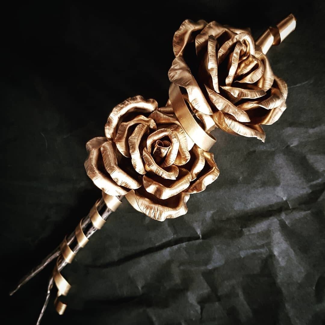 Golden Wedding Anniversary, Bronze Roses, 8 Years, 50 Years, Love, 8th ...