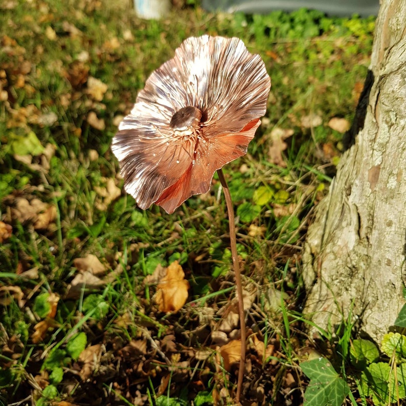 Copper Poppy Rememberance Flower Tribute Home Decor - Etsy