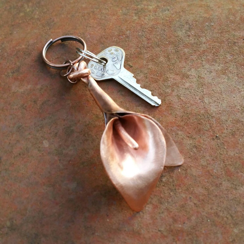 Copper Keyring - Etsy UK