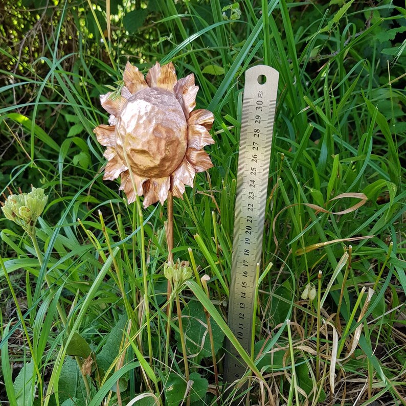Copper Sunflower. an Ideal Wedding Anniversary Gift Birthday | Etsy UK