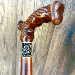 Walking Cane Wooden Sticks Walking Stick OAK Wood Canes Wooden Cane ...