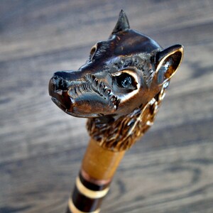 Dog Cane Collectible Cane Wooden Cane Walking Cane Wooden - Etsy
